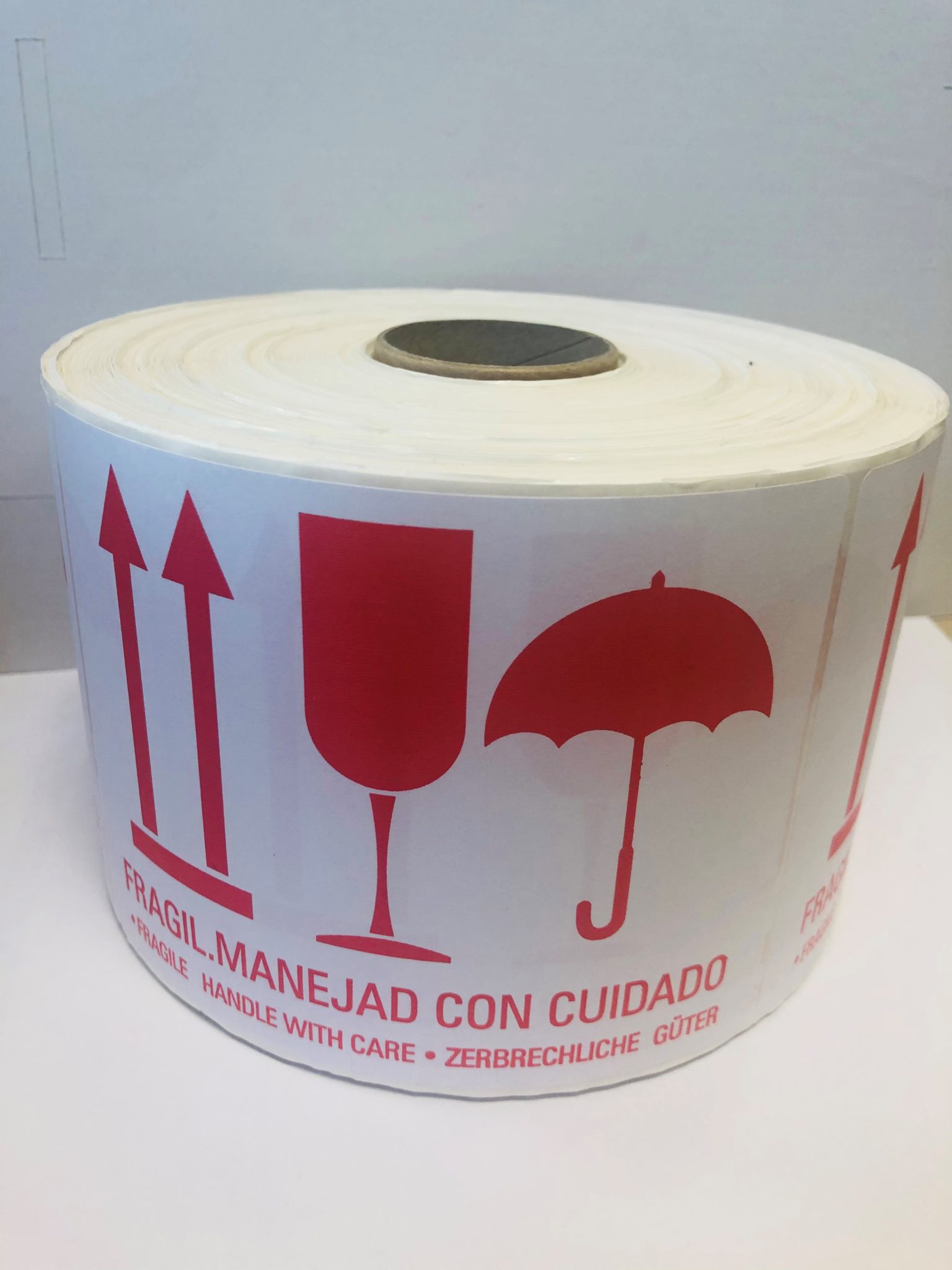 Etiqueta Adhesiva Copa Vidrio FRÁGIL | Let's Pack